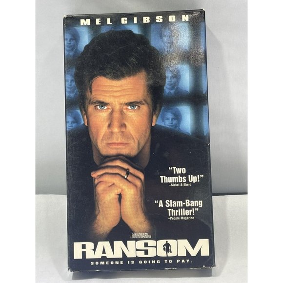 Media | Ransom Vhs 1997 Mel Gibson Rene Russo Thriller | Poshmark